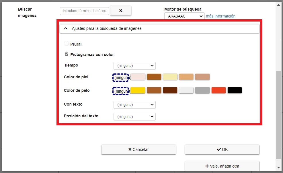 AsTeRICS Grid Communicator – 7 – Edit cell image – Aula abierta de ARASAAC
